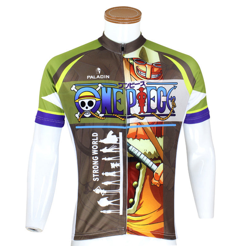 ONE PIECE Series Pirates Usopp Men's Cycling Suit Jersey Team Jacket T ...